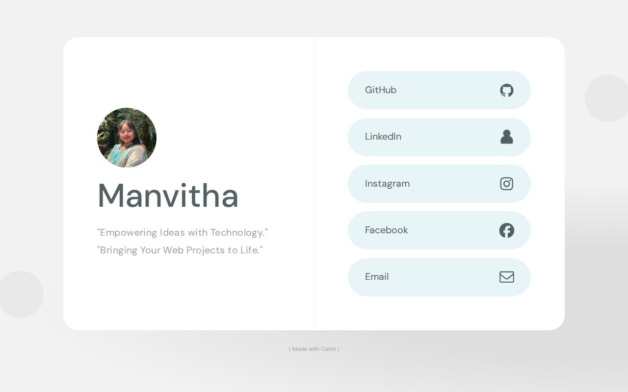 Innovative Web Solutions by Manvitha